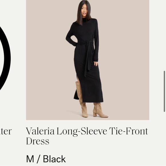 Modern Citizen | Dresses | Modern Citizen Tiefront Long Sleeve Dress ...